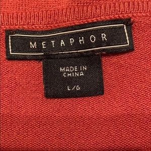 Metaphor | Sweaters | Metaphor Rust Colored Sweater With Pinhole Detail ...